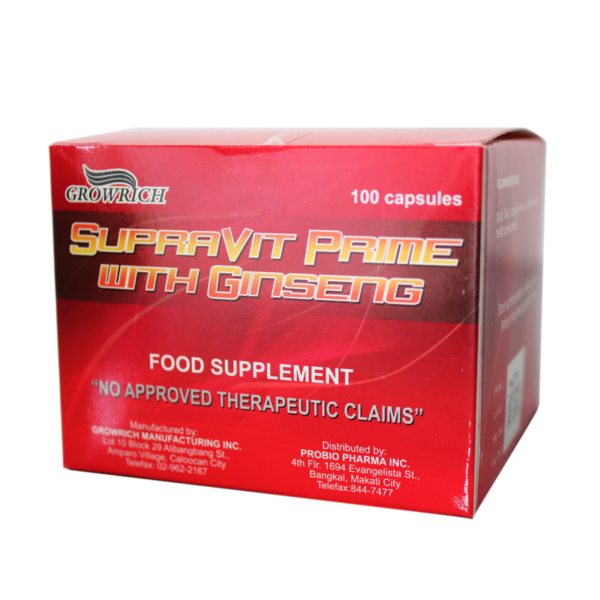 SUPRAVIT Prime w/ Ginseng Capsule | Probio Medcare